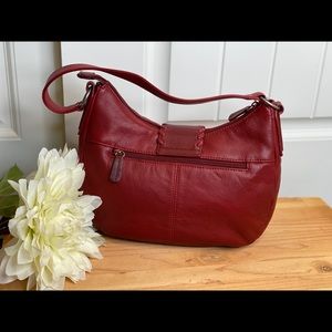 Stone Mountain Accessories | Bags | Stone Mountain Genuine Red Leather ...